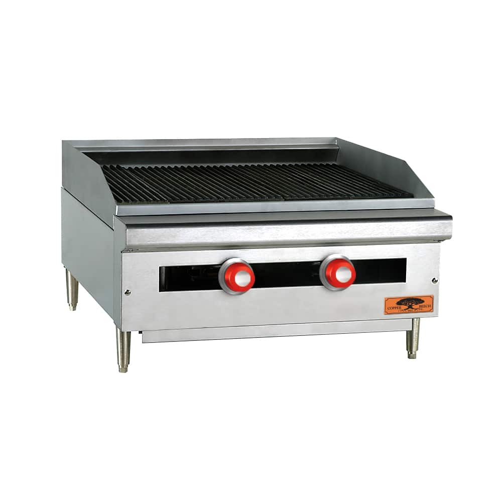 Copper Beech PCBRB-24 24" Wide Gas Radiant Broiler - Plant Based Pros