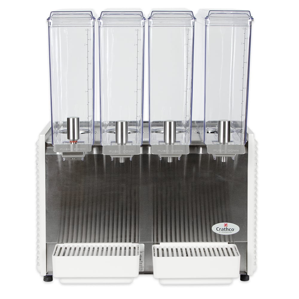 Crathco E49-4 Refrigerated Drink Dispenser w/ (4) 2 2/5 gal Bowls, Pre ...