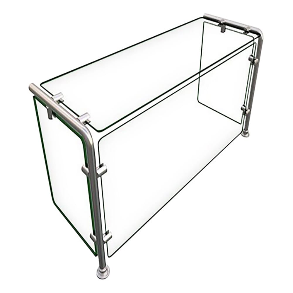 Hatco EP11-03612 Full Service Mounted Food Shield - 36" x 12" x 18 ...