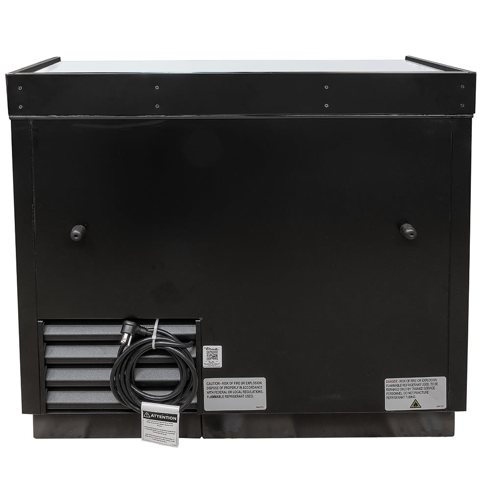 True T-36-GC 1 Section Glass Chiller w/ 180 Mug Capacity, Black, 115v ...