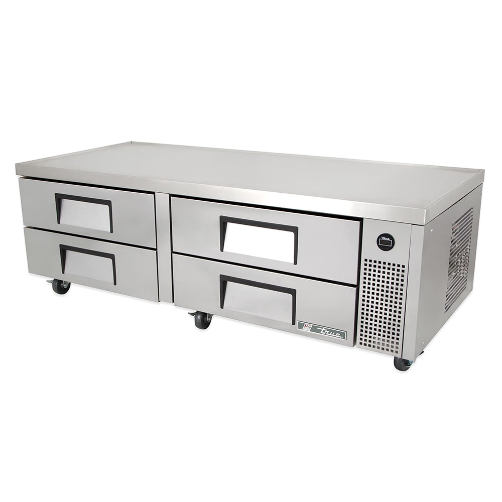 True TRCB-72 72" Chef Base w/ (4) Drawers - 115v - Plant Based Pros