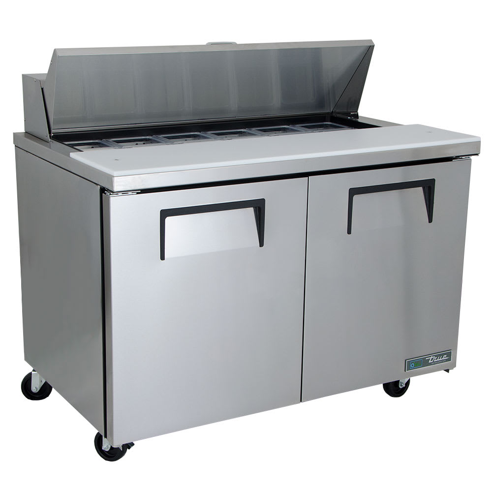 True TSSU-48-12-HC 48" Sandwich/Salad Prep Table w/ Refrigerated Base ...