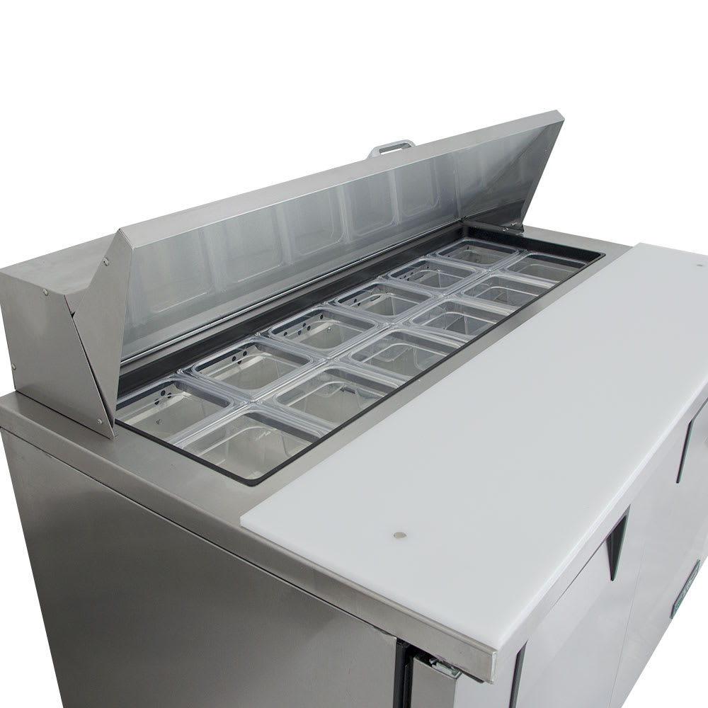 True TSSU-48-12-HC 48" Sandwich/Salad Prep Table w/ Refrigerated Base ...