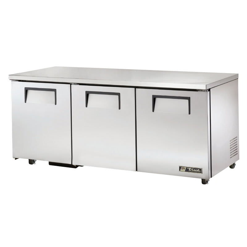 True TUC-72-ADA-HC 72" W Undercounter Refrigerator w/ (3) Sections & (3 ...