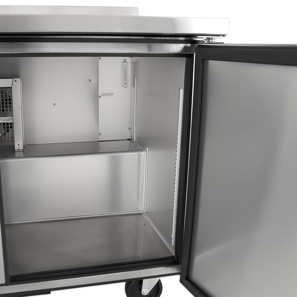 True TWT-48-HC 48" Worktop Refrigerator w/ (2) Sections, 115v - Plant ...