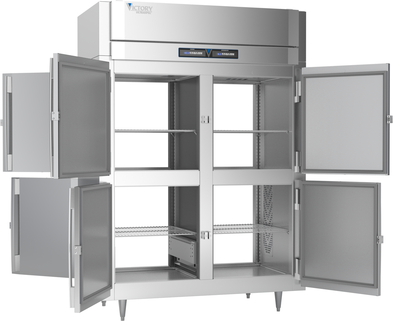 Victory Refrigeration HRS-2D-S1-EW-PT-HD-HC UltraSpec Series Dual Temp ...