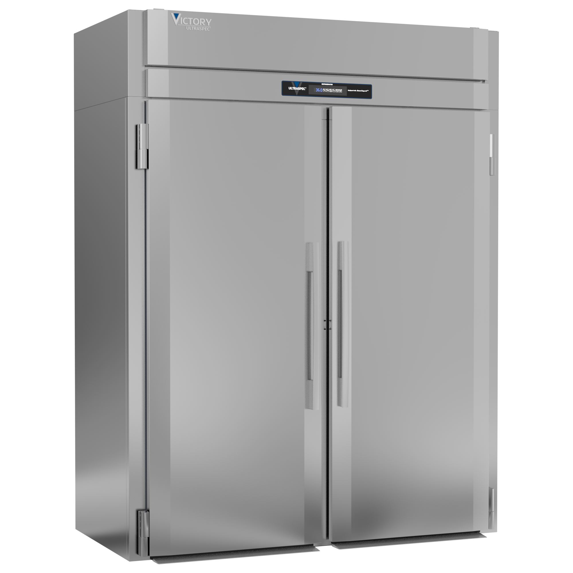 Victory Refrigeration RIS-2D-S1-XH-HC 68.88" Top Mounted 2 Section Roll ...