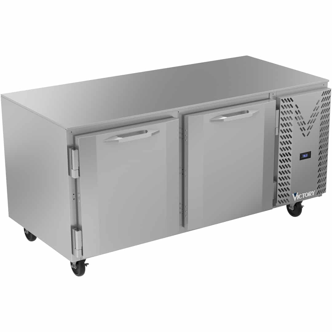 Victory Refrigeration VUR67HC 67.13'' 2 Section Undercounter ...