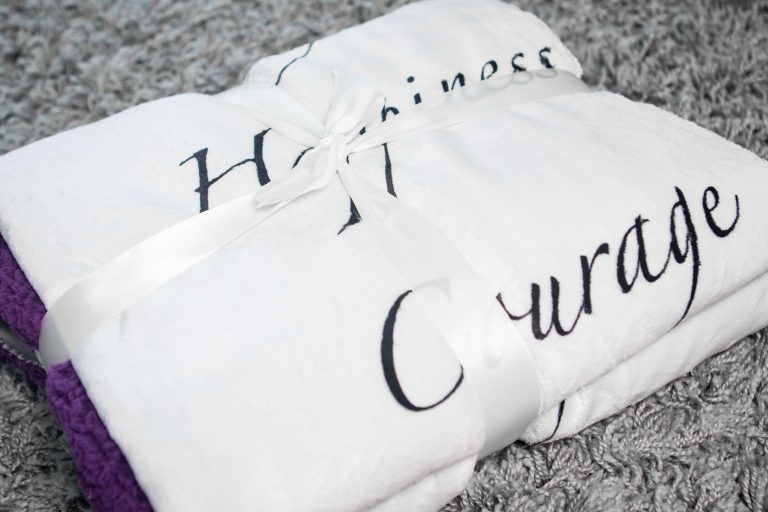 Healing Blanket with Inspirational Message - Plant Based Pros