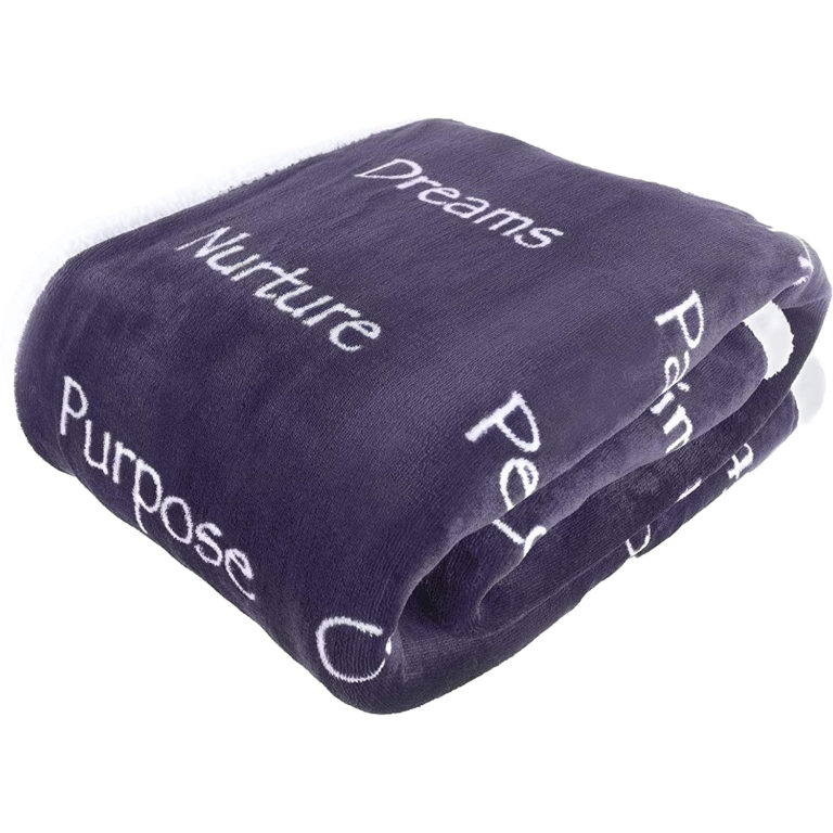 Healing Blanket with Inspirational Message - Plant Based Pros