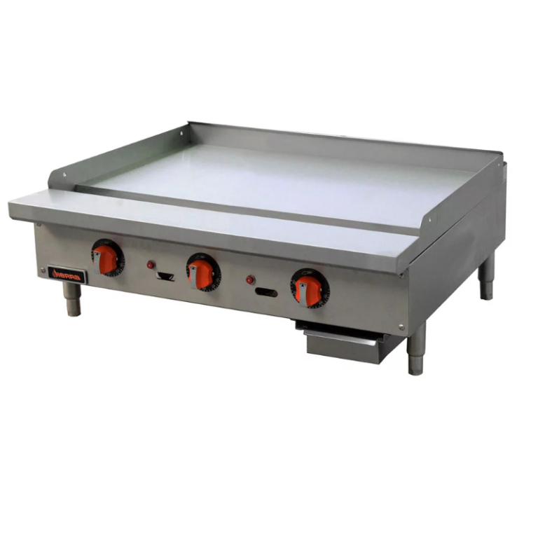 Sierra Range SRTG-36 Countertop 36" Gas Griddle w/ Thermostatic ...