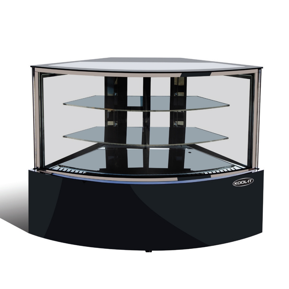 Kool-It 60” Corner Glass Refrigerated Display Case - KBF-60C - Plant ...