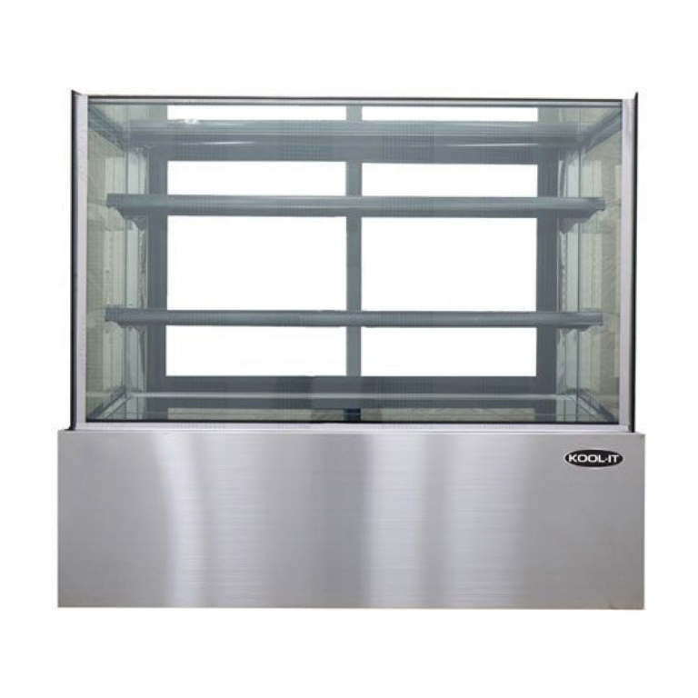 Kool-It 36” Flat Glass Dry Display Case - KBF-36D - Plant Based Pros
