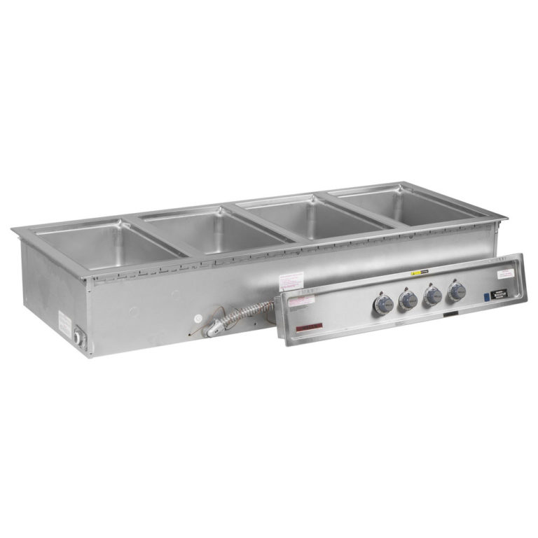 Wells MOD400TDM 4 Pan Drop-In Hot Food Well with Drain Manifolds ...