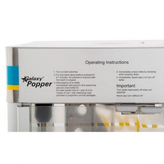 Star G12-Y Galaxy 12 Oz Countertop Electric Popcorn Popper - 120V ...