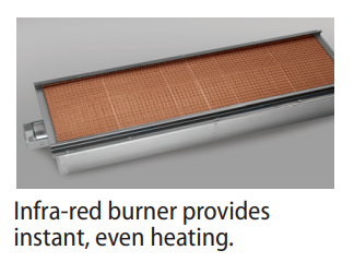 Imperial ICMA-36 36" Gas Cheese Melter w/ Incoloy Element, Stainless ...