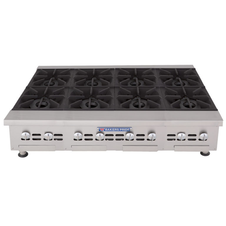 Bakers Pride BPHHP-848i 48" Eight Burner Heavy Duty Hot Plate - Plant ...