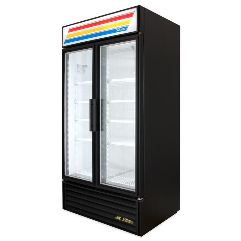 True GDM-35F~TSL01 39 1/2" Two Section Display Freezer w/ Swing Doors ...