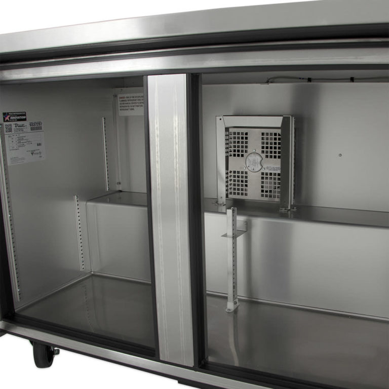 True TWT-48-HC 48" Worktop Refrigerator w/ (2) Sections, 115v - Plant ...