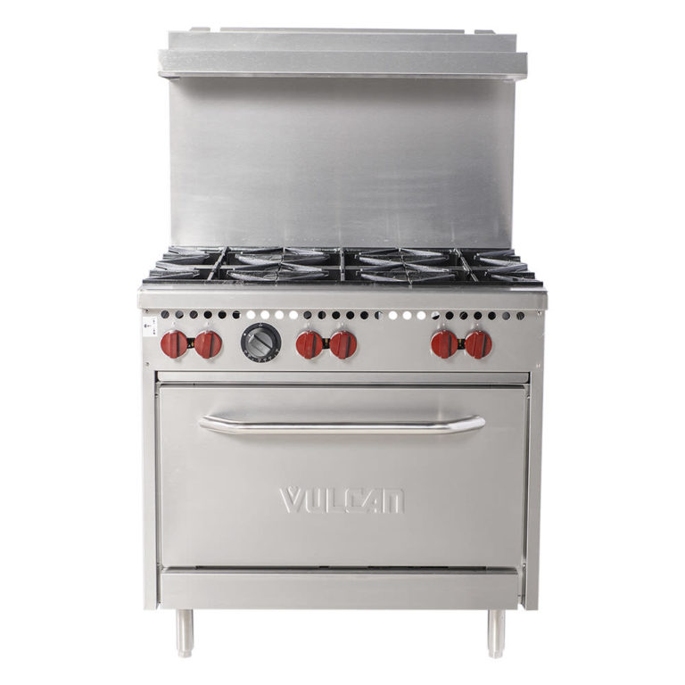 Vulcan SX36-6B 36" 6 Burner Gas Range w/ Standard Oven - Plant Based Pros