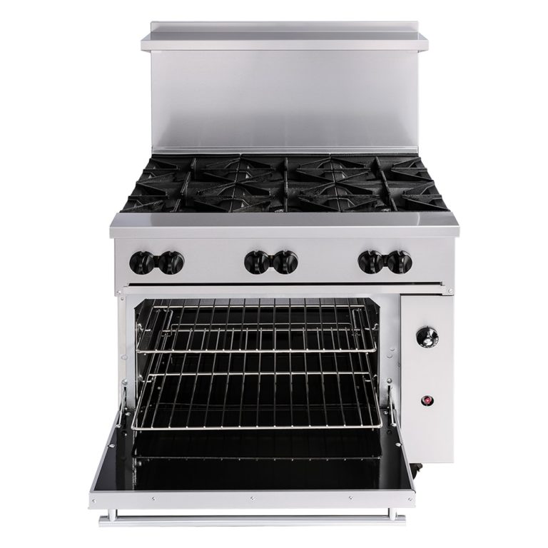 Wolf C36S-6B 36" 6 Burner Gas Range w/ Standard Oven - Plant Based Pros